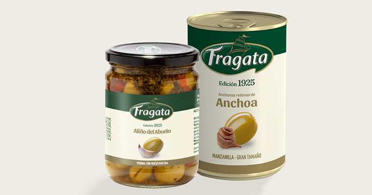 La marca de aceitunas y encurtidos Fragata cumple 100 años con su ...