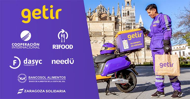Getir amplía su colaboración con seis ONG para poner su "granito de ...