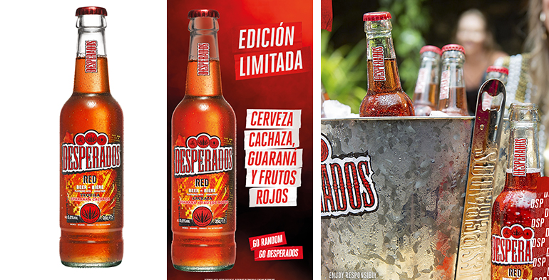 Desperados Red: edición limitada con cachaza, frutos rojos y guaraná ...