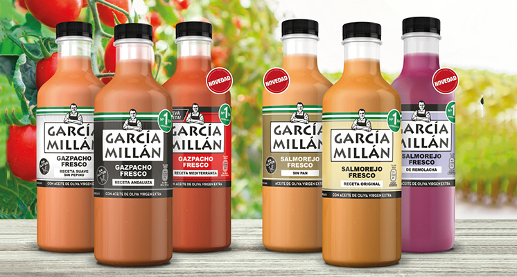 García Millán presenta sus nuevos gazpachos y salmorejos - Retail Actual