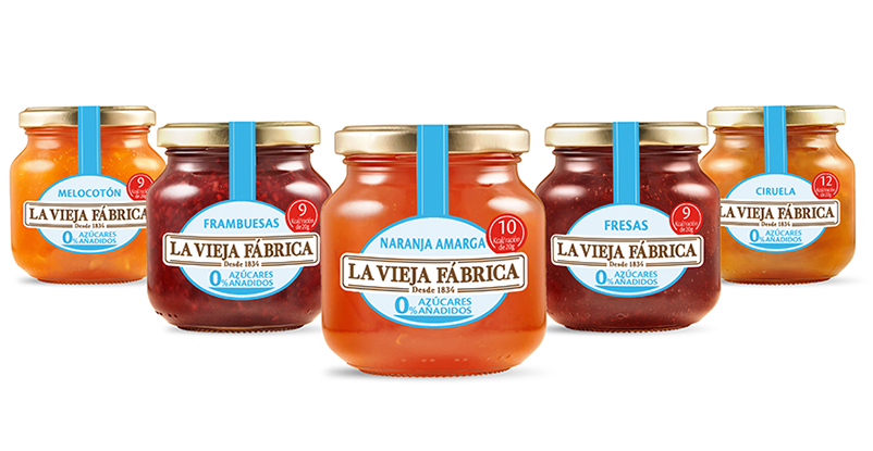 Mermeladas 0% Azúcares Añadidos de La Vieja Fábrica - Retail Actual