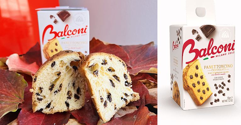 Panettoncino Cioccolato de Balconi en talla mini (90 gramos) - Retail ...